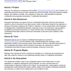 Non-Disclosure Agreement Templates – Word – PDF